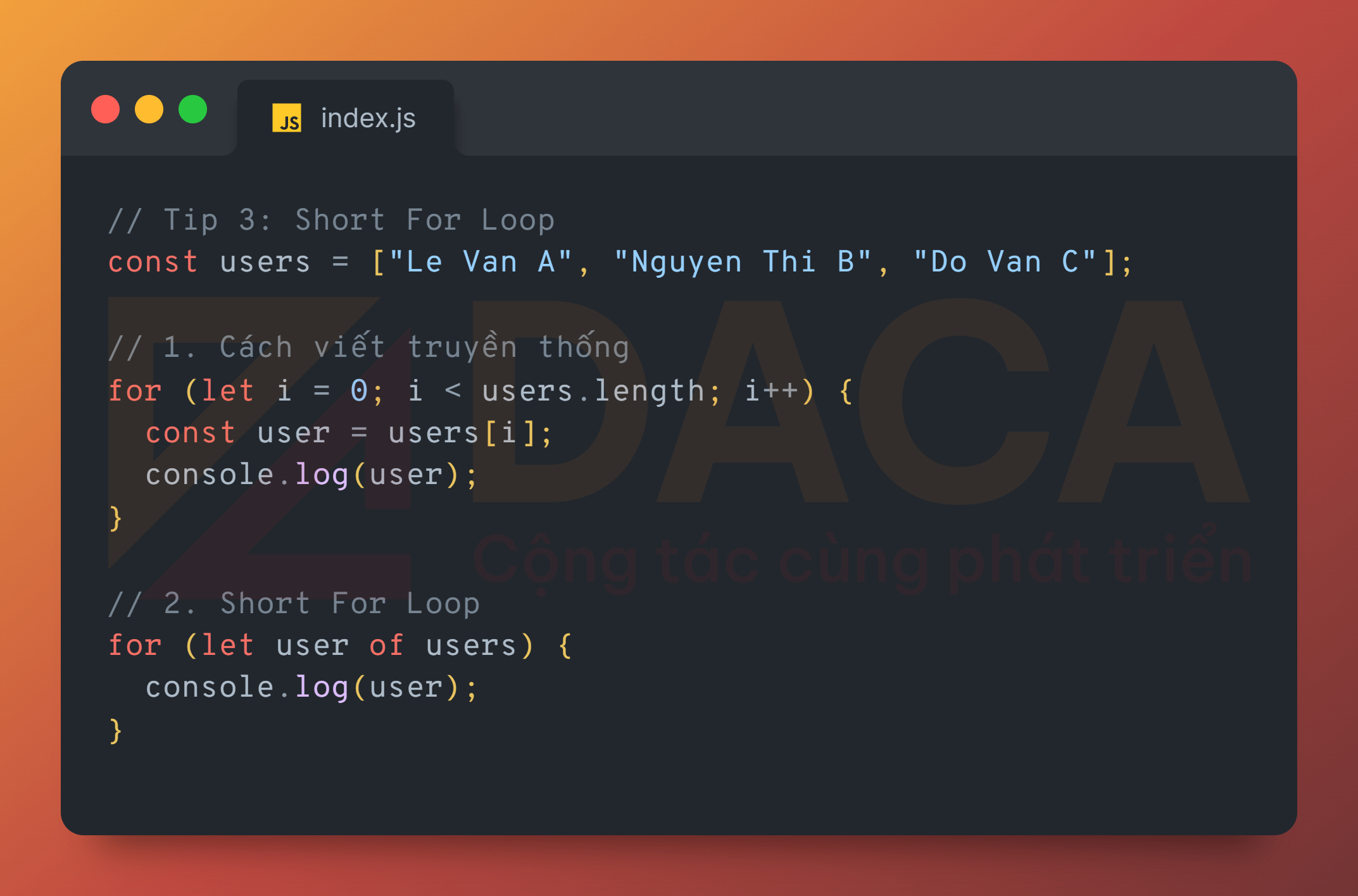 JS TIPS - Một số cách viết JS ngắn gọn hơn